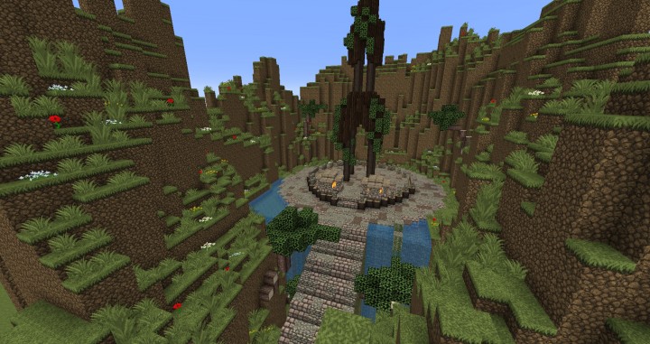 Overgrown Spawn Minecraft Map