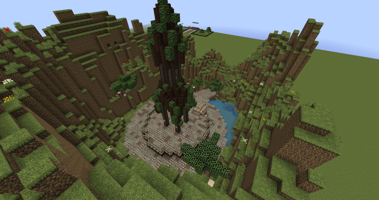 Overgrown Spawn Minecraft Map