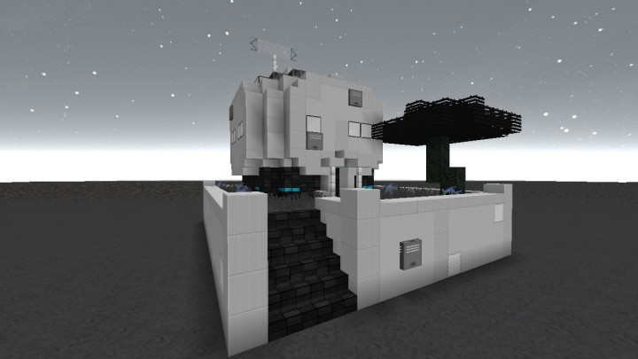 Futuristic House Design Minecraft Map