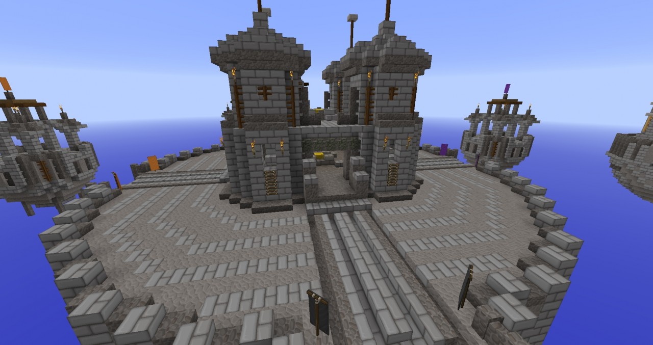 Bed-Wars Arena Castle-Defenders Minecraft Map