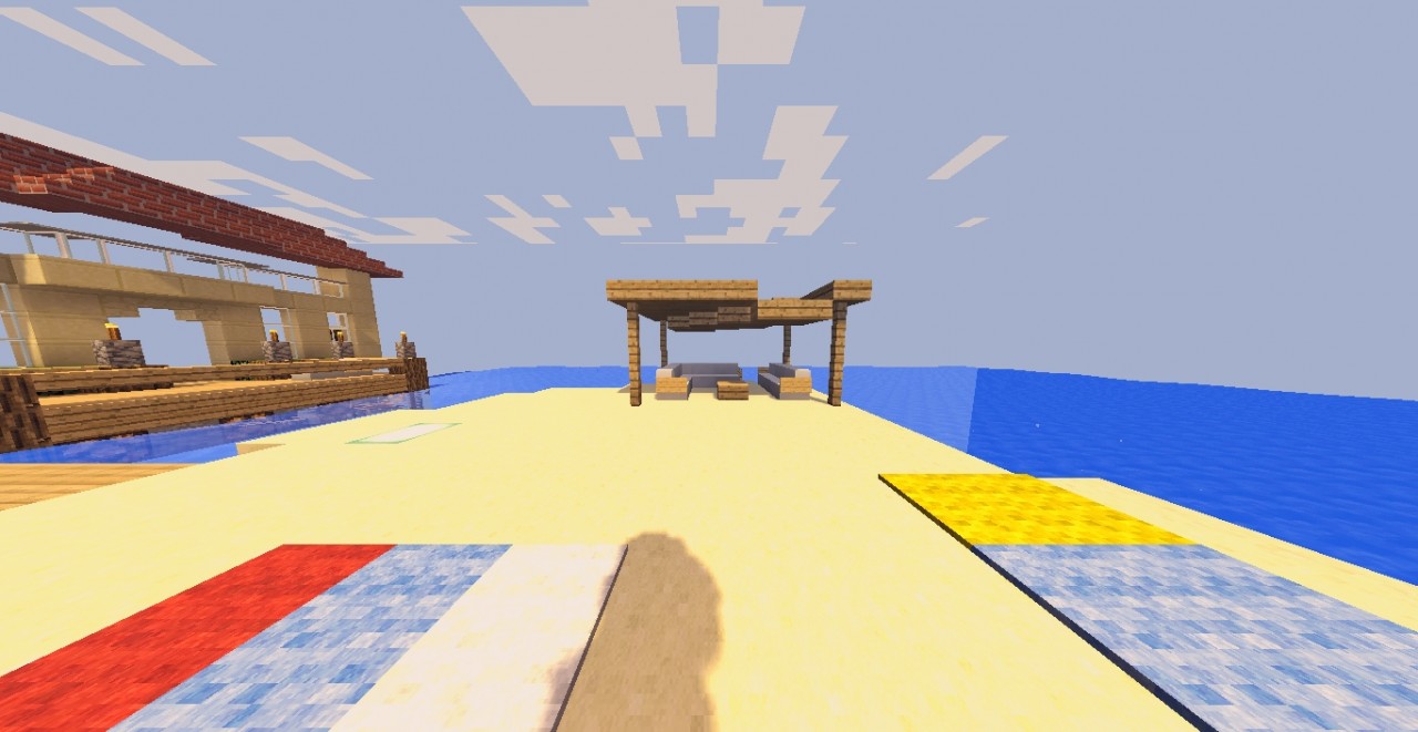 Modern Beach House Minecraft Map