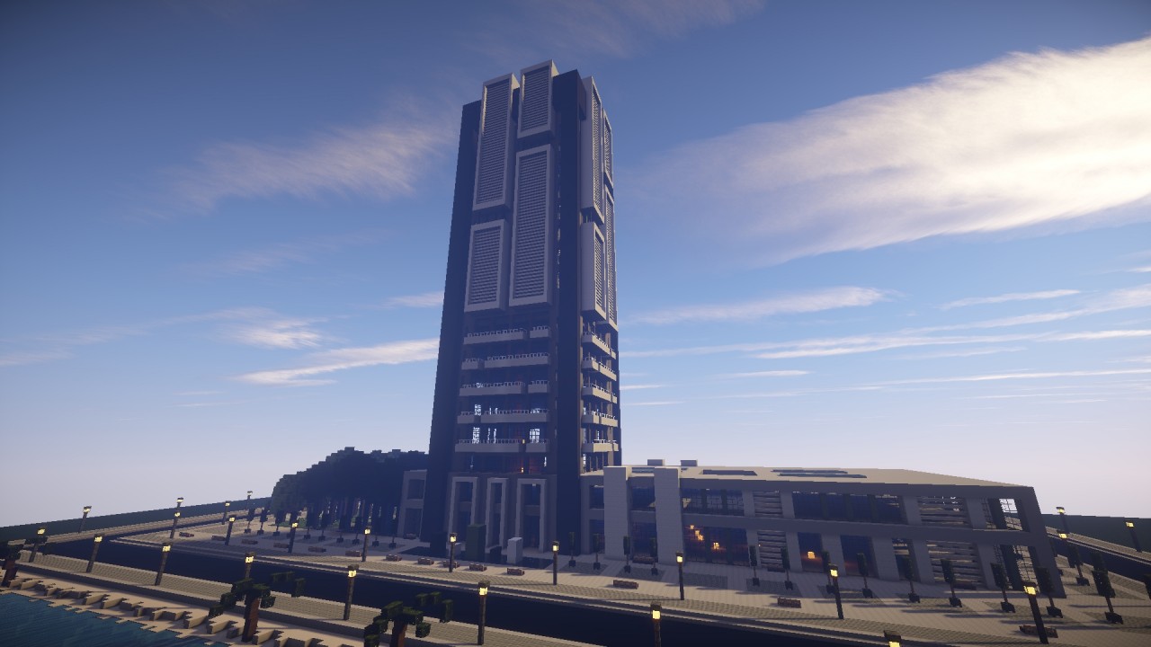 Palm Heights : A Modern Skyscraper Minecraft Map