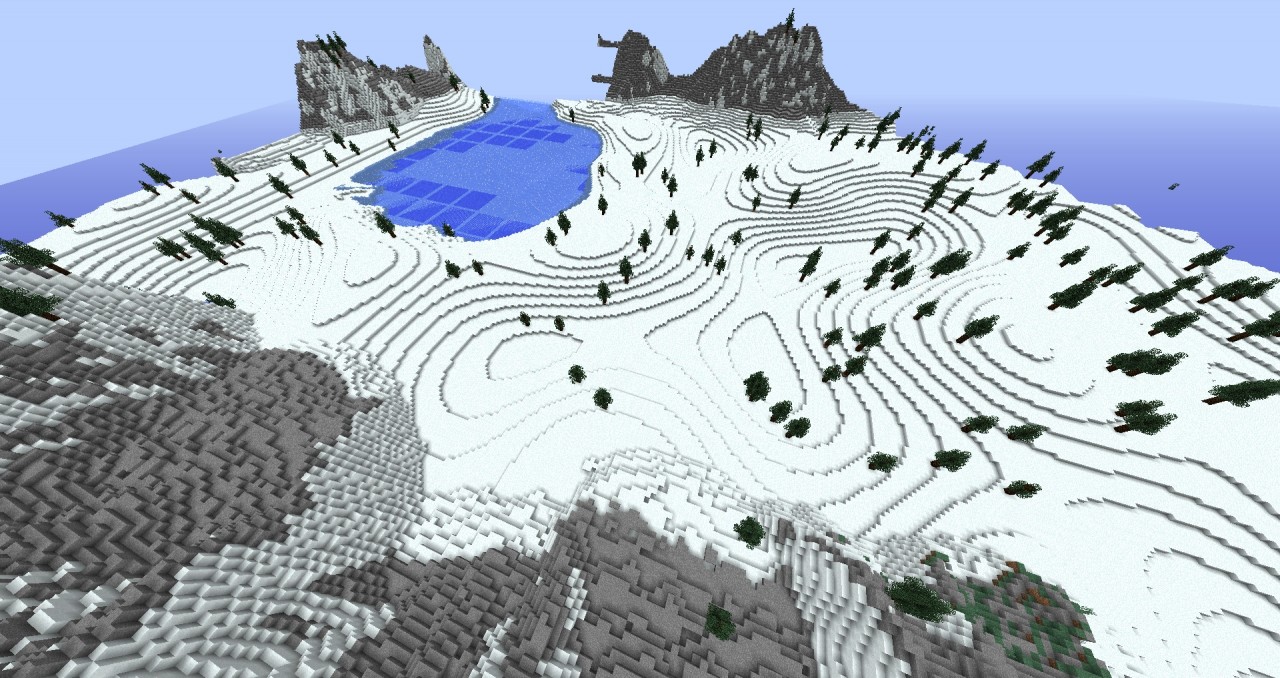 Mountain Town Minecraft Map