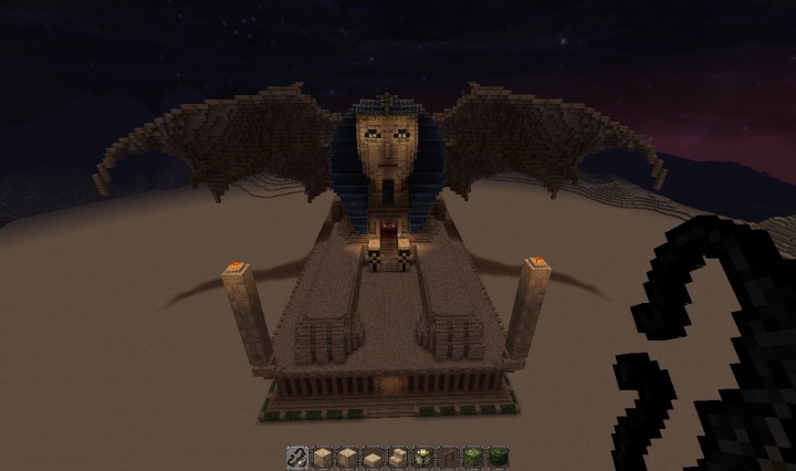 Winged Sphinx Temple Minecraft Map