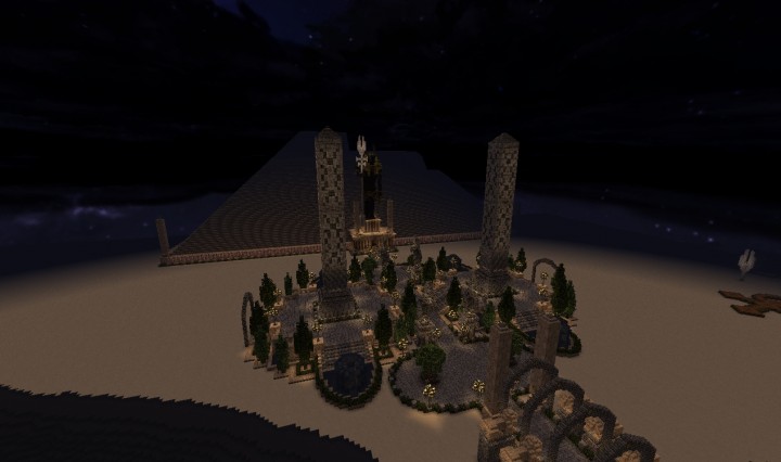 The Temple of the Old Desert gods Minecraft Map