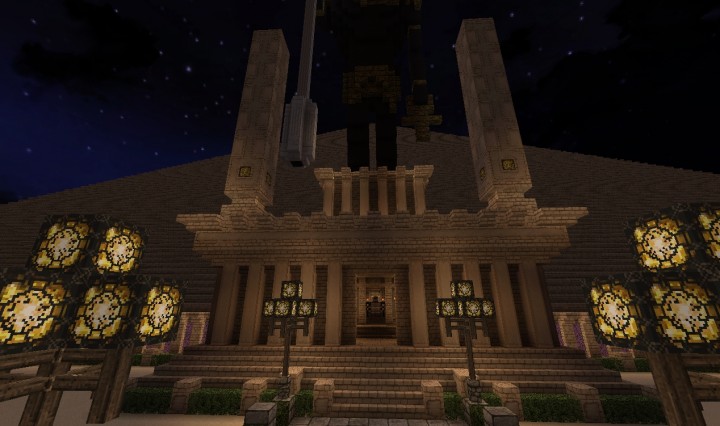 The Temple of the Old Desert gods Minecraft Map