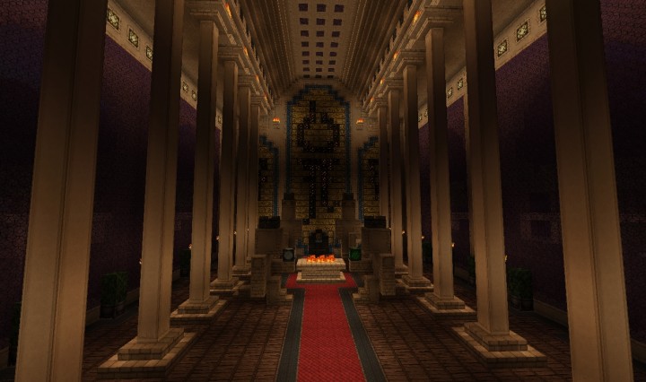 The Temple of the Old Desert gods Minecraft Map