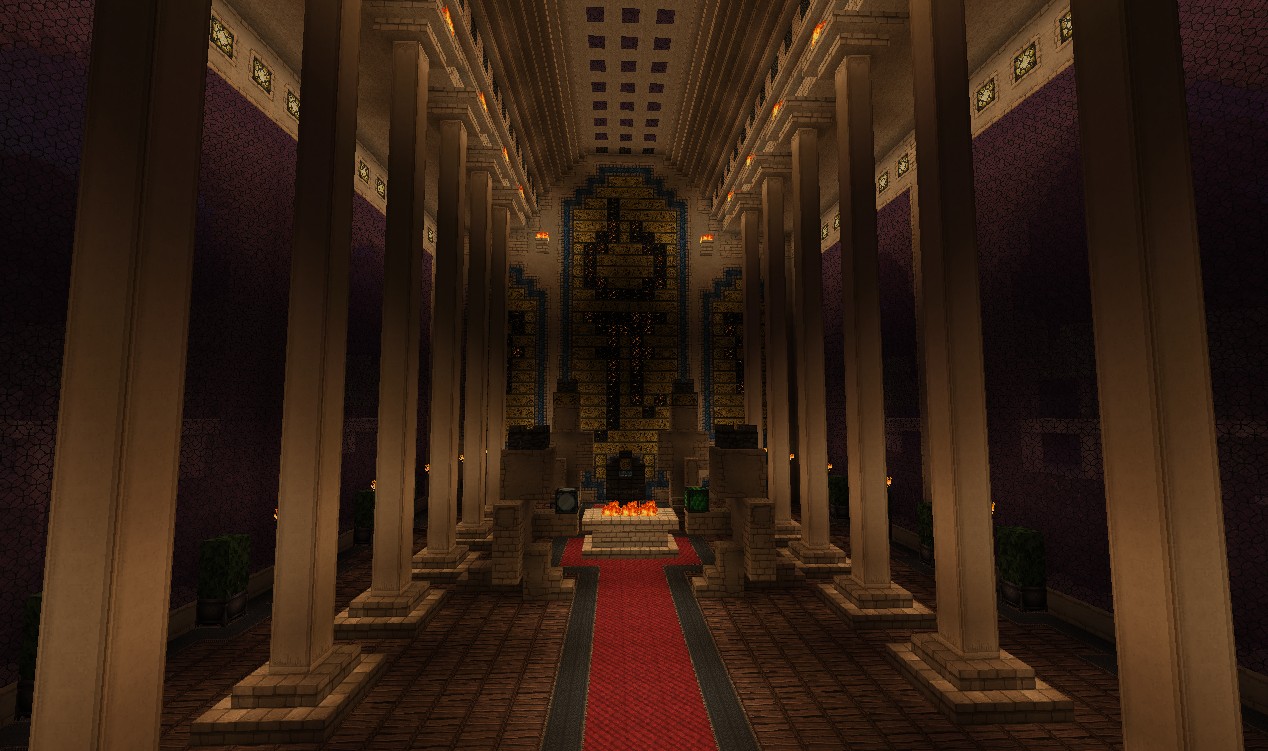 The Temple of the Old Desert gods Minecraft Map