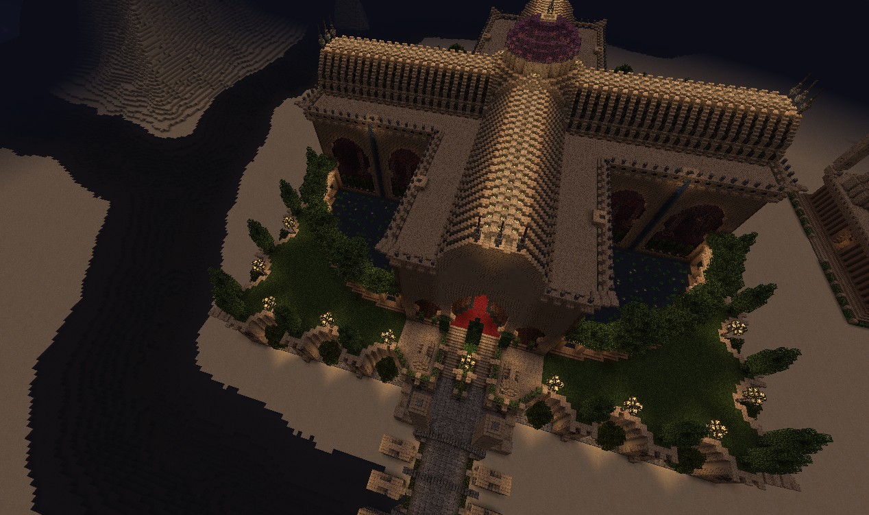 The Temple of the Old Desert gods Minecraft Map