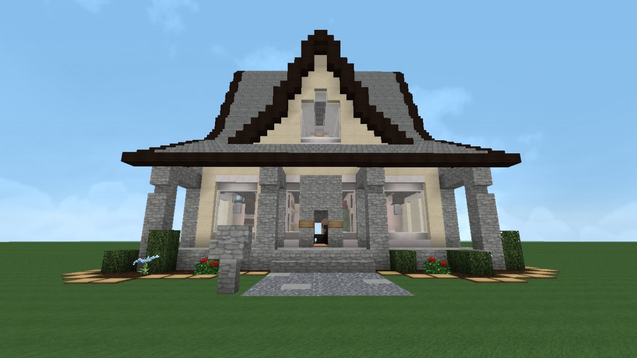 Simple Dutch Colonial House Minecraft Map