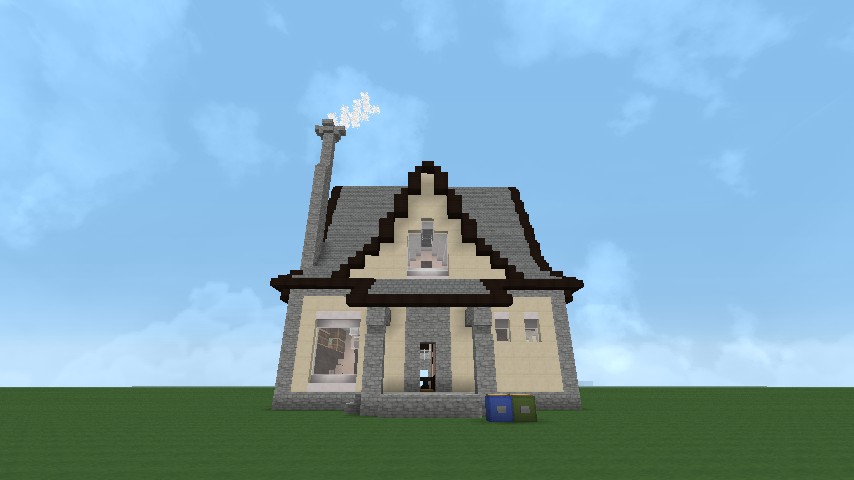 Simple Dutch Colonial House Minecraft Map
