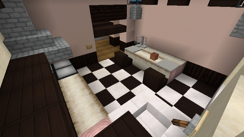 Simple Dutch Colonial House Minecraft Map