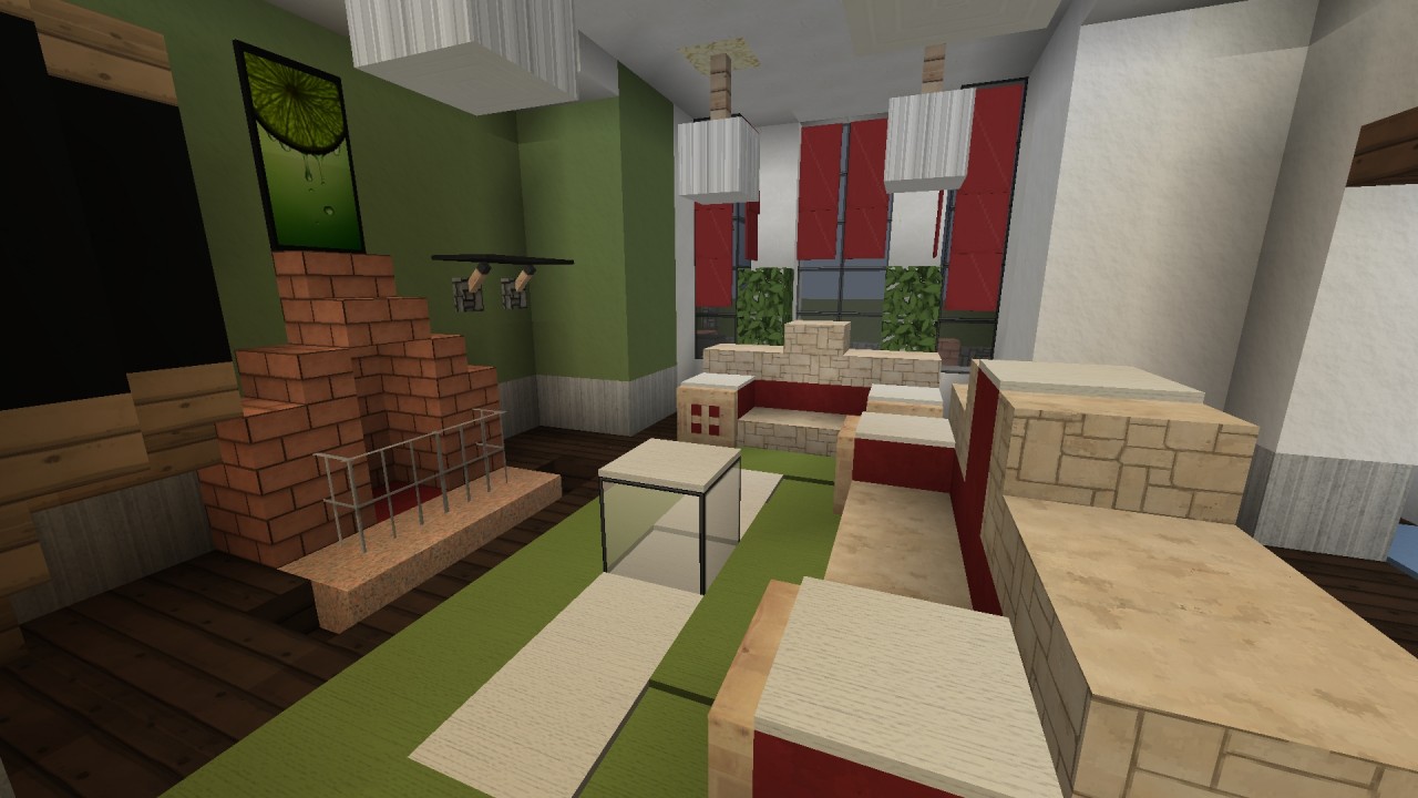 Small British Georgian House Minecraft Map