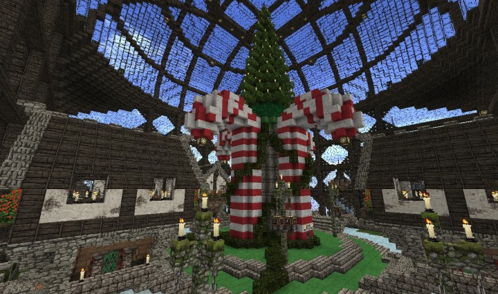 The North Pole and Santa’s Workshop Minecraft Map