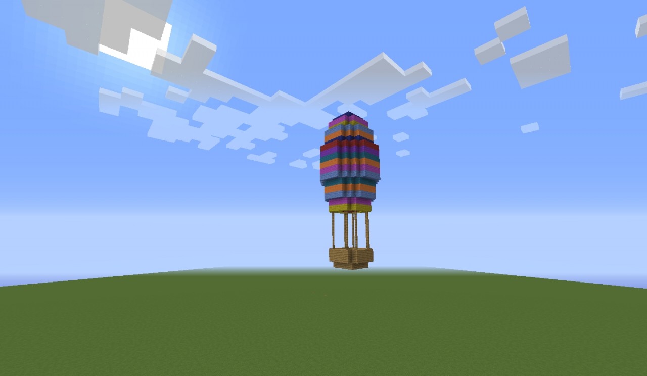 Rainbow Balloon Minecraft Map