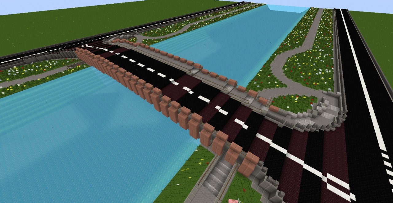 Bridge & Waterfront park Minecraft Map