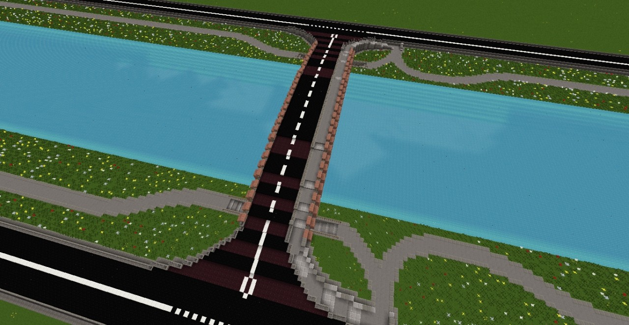 Bridge & Waterfront park Minecraft Map