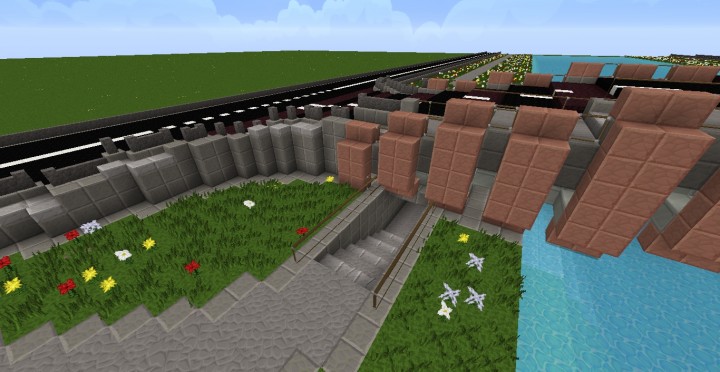 Bridge & Waterfront park Minecraft Map