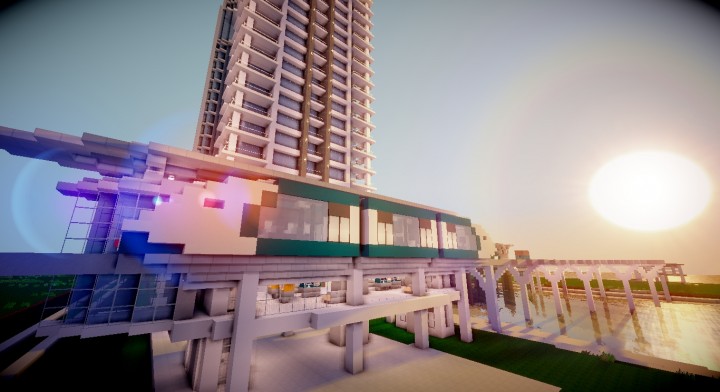 Skytrain Minecraft Map