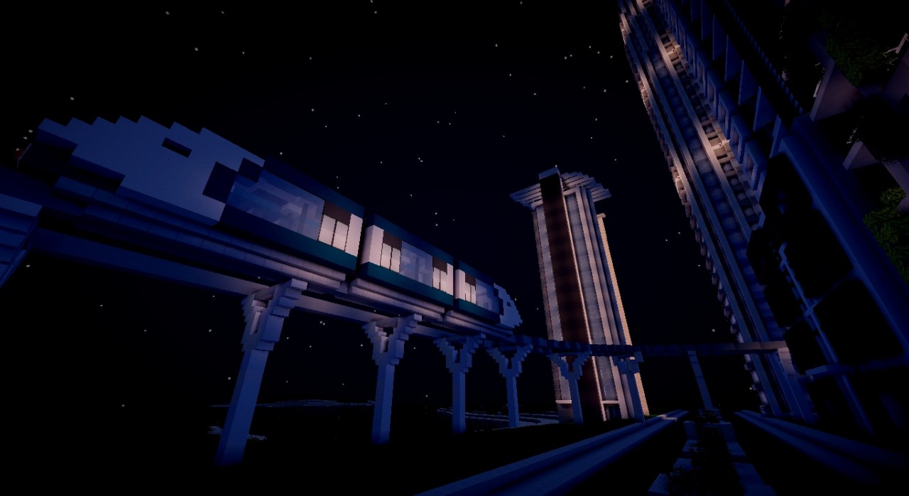Skytrain Minecraft Map