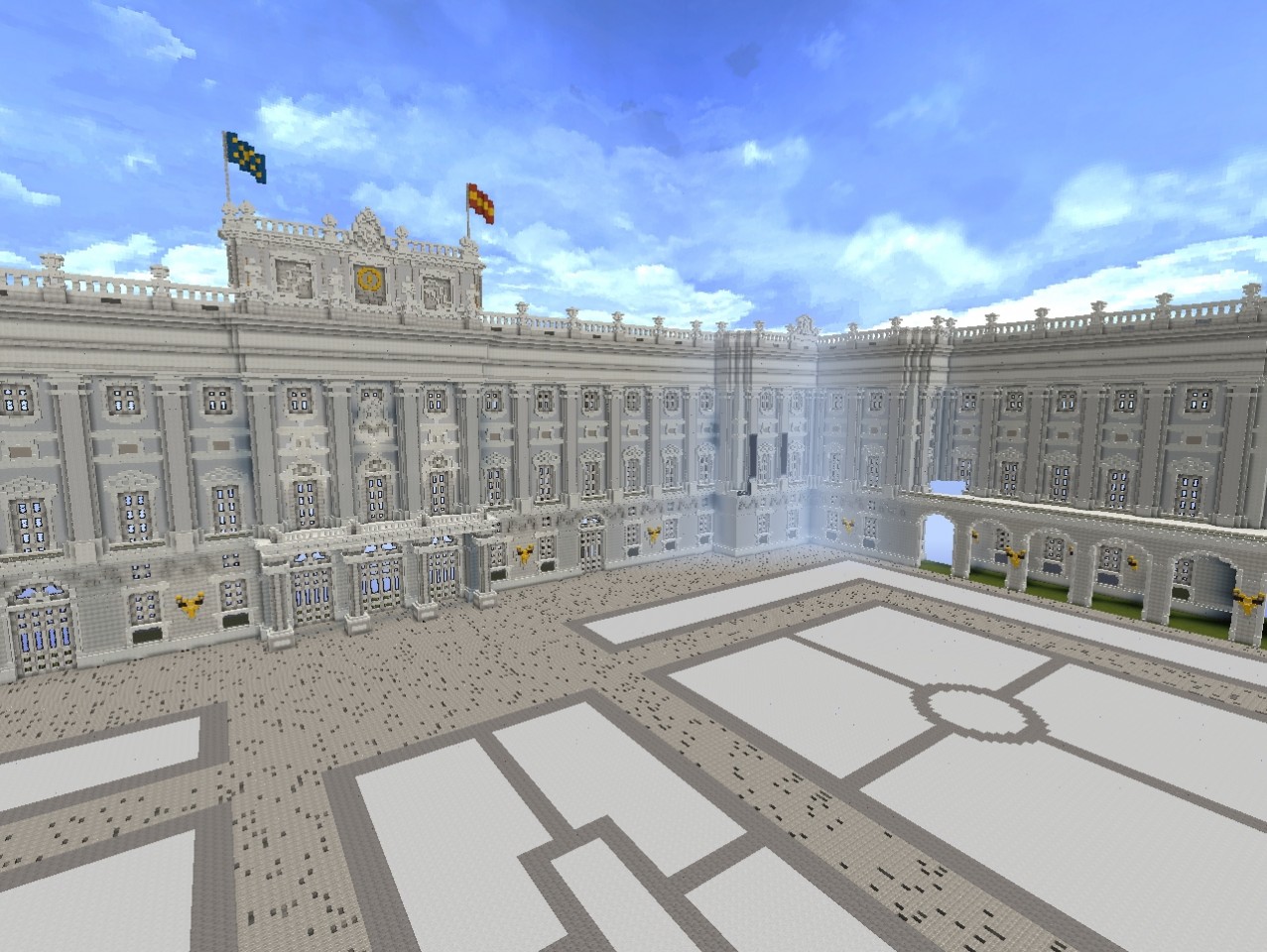 Royal Palace of Madrid By Navi_2000 (Scale 1:1) Minecraft Map