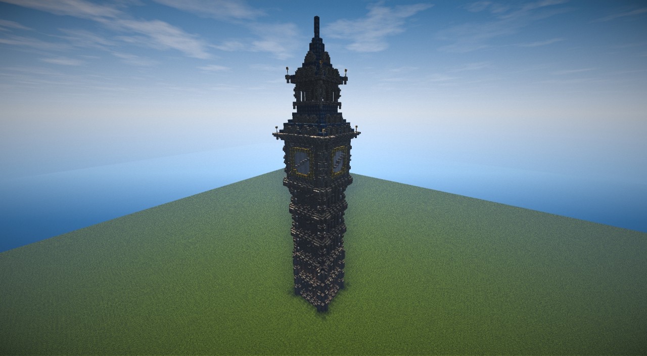 Elizabeth Tower (Schematic In World Save Folder) Minecraft Map