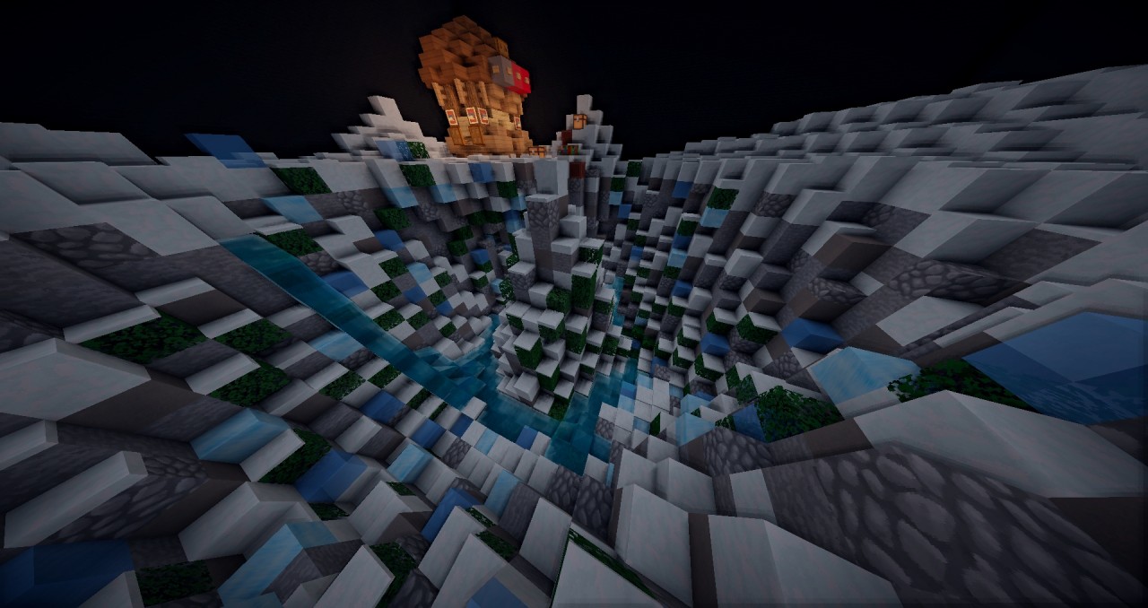 Frostic'Caverns Minecraft Map