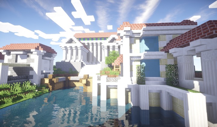 Floating Greek City Minecraft Map