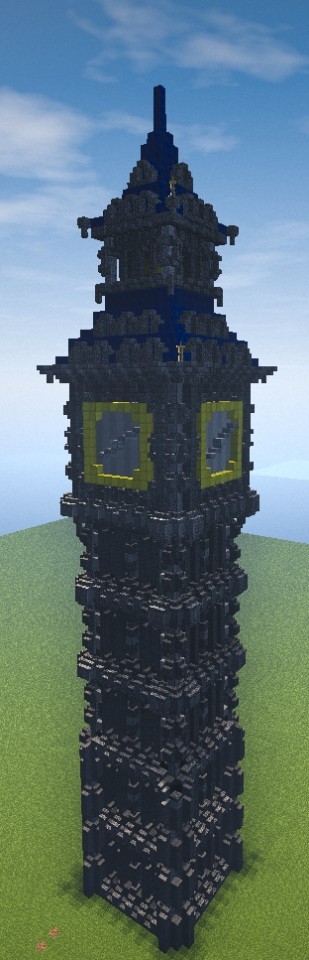 Elizabeth Tower (Schematic In World Save Folder) Minecraft Map