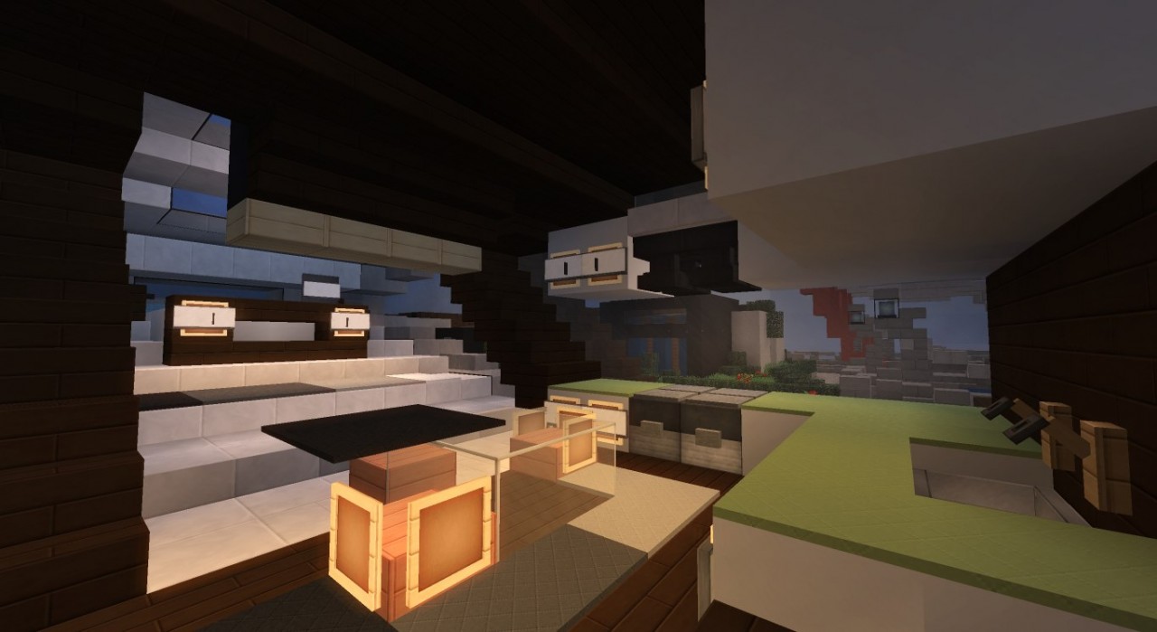 Futuristic House Minecraft Map