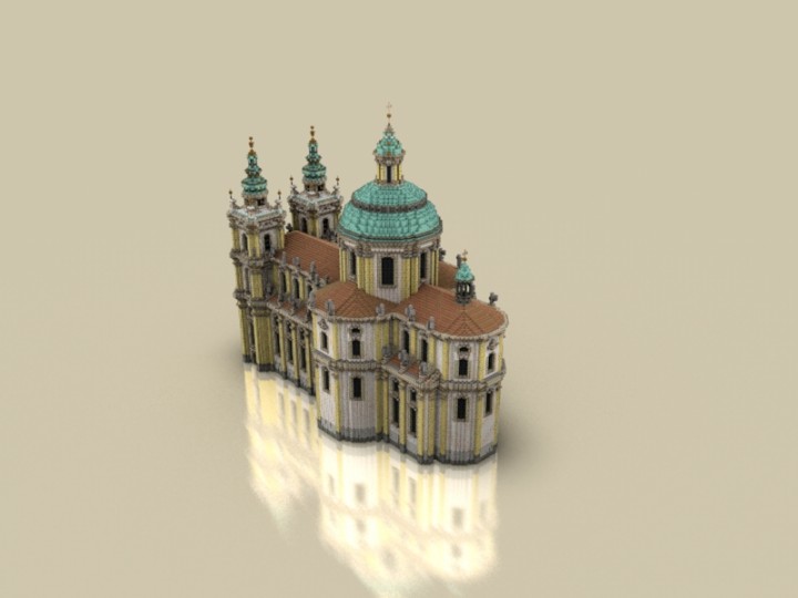Melk Abbey Baroque Church Minecraft Map