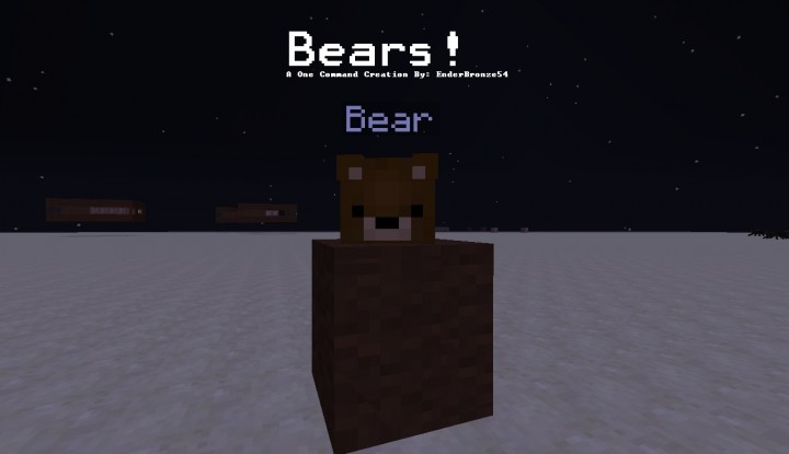 Bears | A One Command Creation Minecraft Map