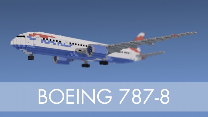 Boeing 787-8 – Airline Liveries Minecraft Map