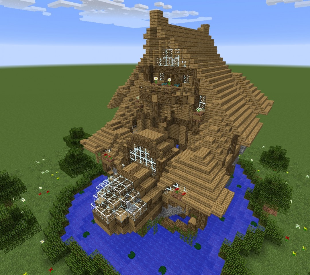 The mini-lake's house Minecraft Map