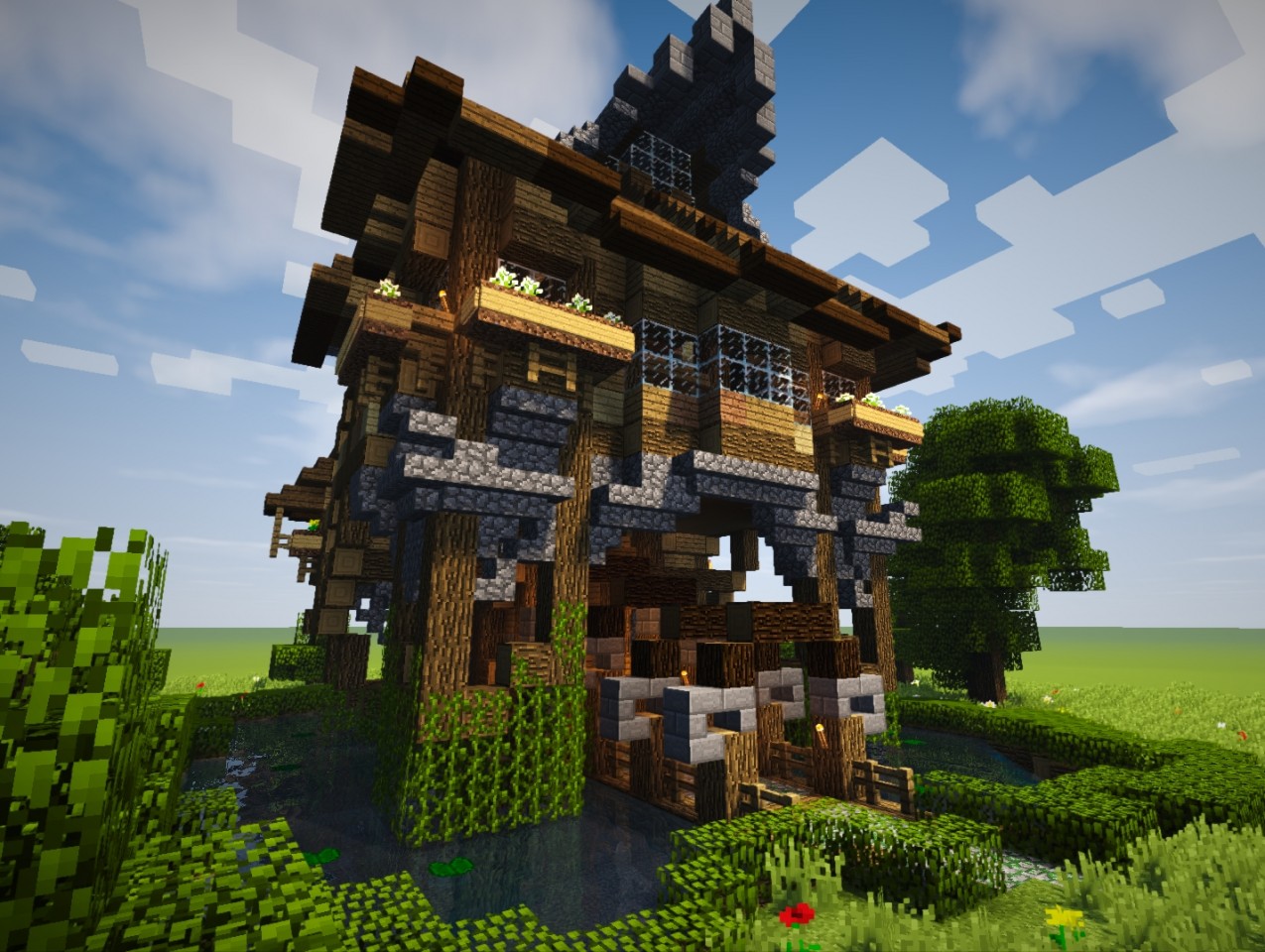 The Mini-Lake's house [remastered] Minecraft Map
