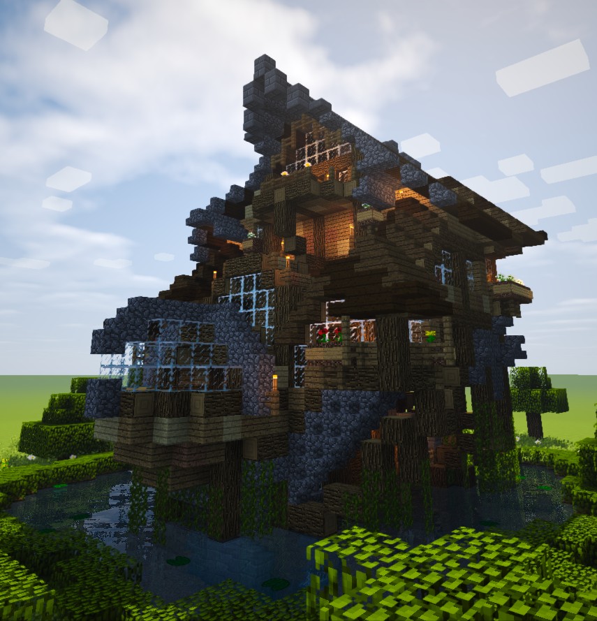 The Mini-Lake's house [remastered] Minecraft Map
