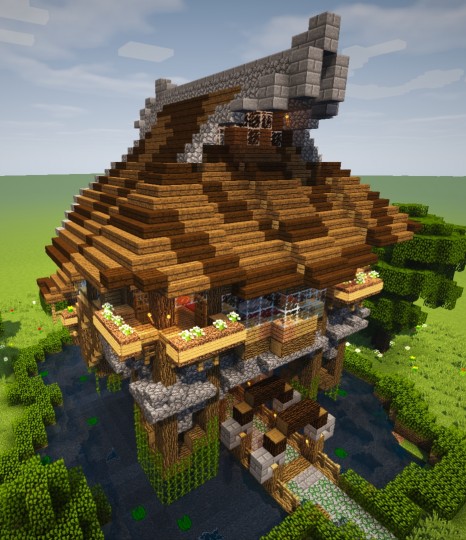 The Mini-Lake's house [remastered] Minecraft Map