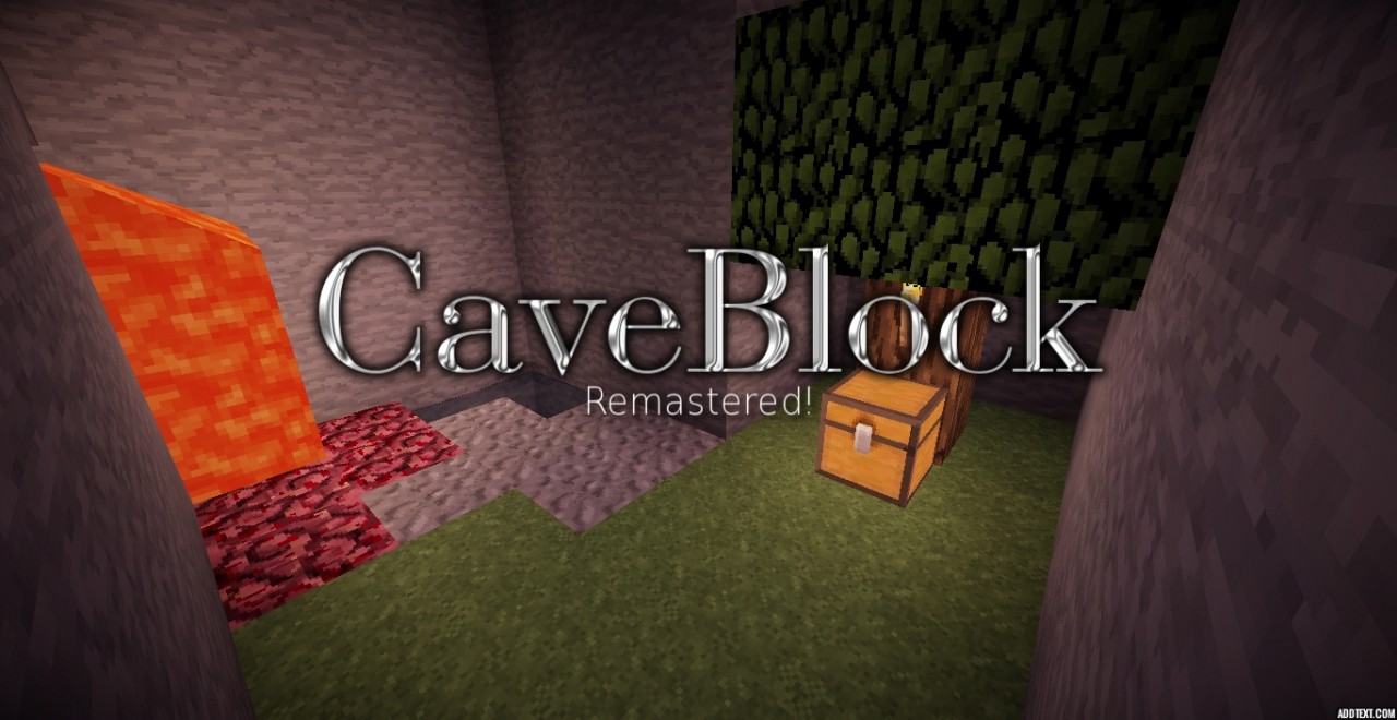 CaveBlock Remastered v0.1 Minecraft Map