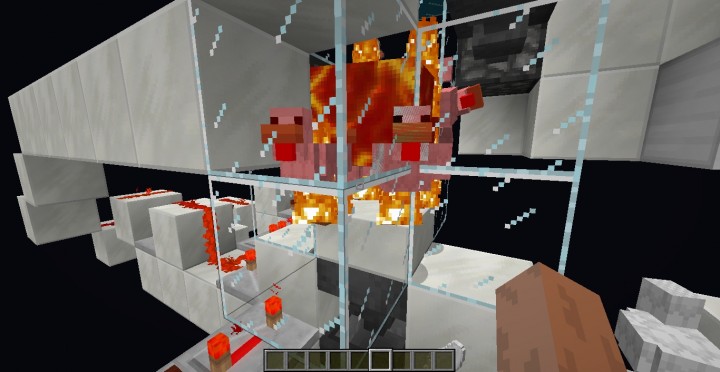 Auto Chicken Farm w/ "Kill Half" Button Minecraft Map