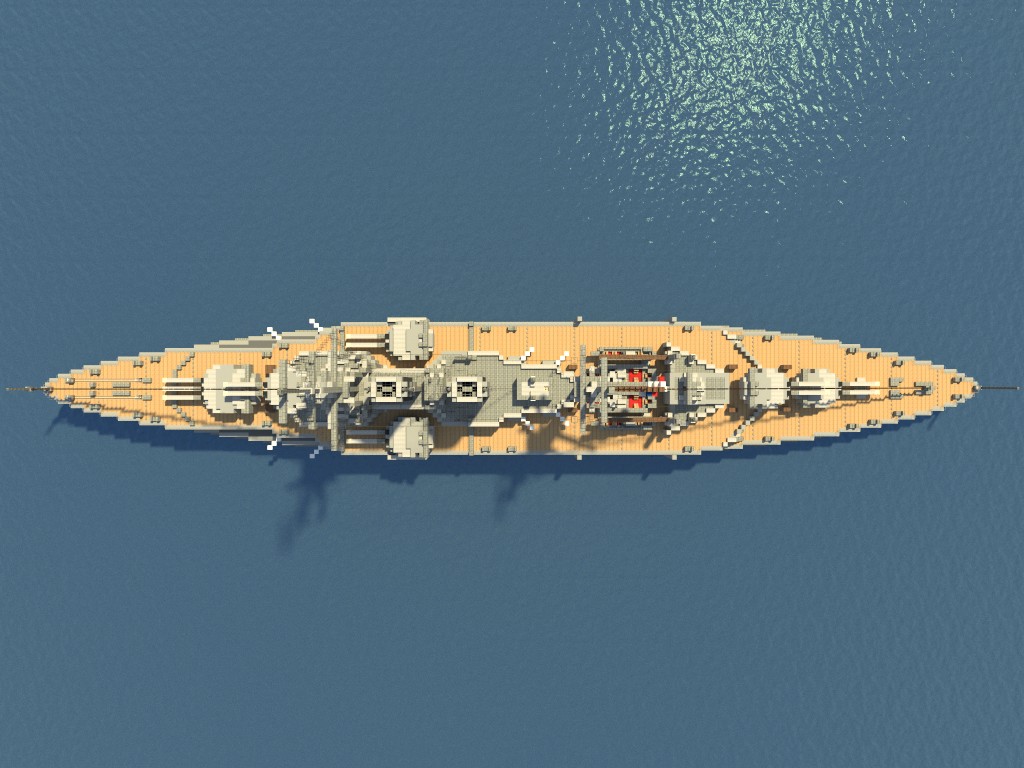HMS Aeolus - Eridanus Class Battleship Minecraft Map