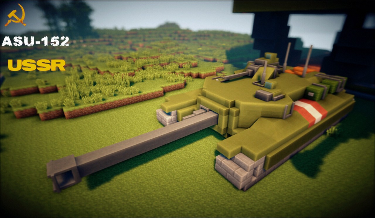 ASU-152 Heavy Assault Tank Minecraft Map