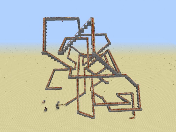 Rollercoaster Minecraft Map