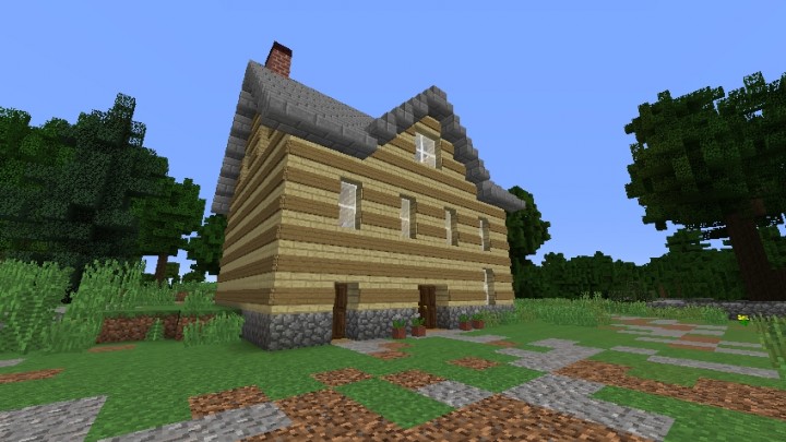 Colonial Town House Minecraft Map