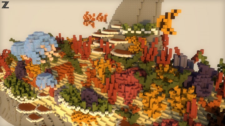 Alive Coral Reef [24h Challenge] [Download] Minecraft Map