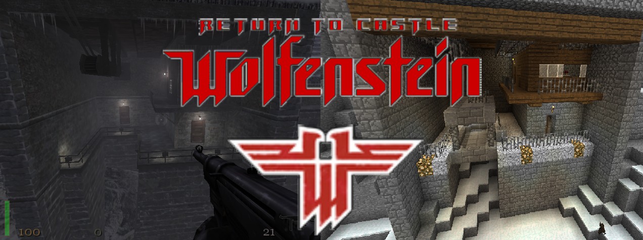 TRAM RIDE: RETURN TO CASTLE WOLFENSTEIN - Mission 1, Part 3! - SERIOUSWARRIOR Minecraft Map