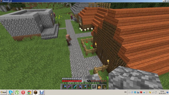 minecraft Survival House+lots of items Minecraft Map