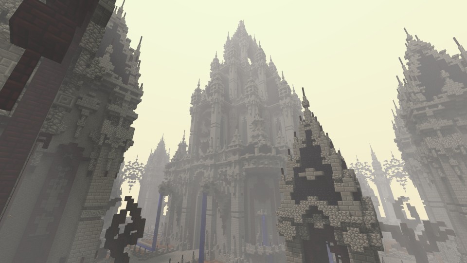 A BloodBorne inspired Faction Spawn Minecraft Map