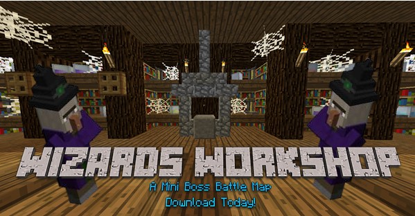 Wizards Workshop [1.8 Minigame/Boss Battle] Minecraft Map