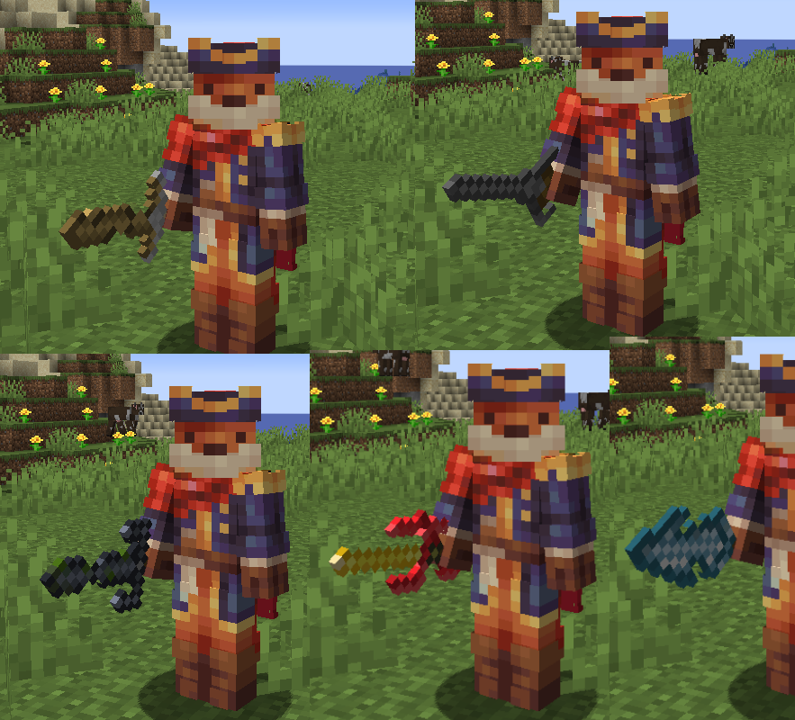 [16x16] Rugged Swords [1.4.5 - 1.18] Minecraft Texture Pack