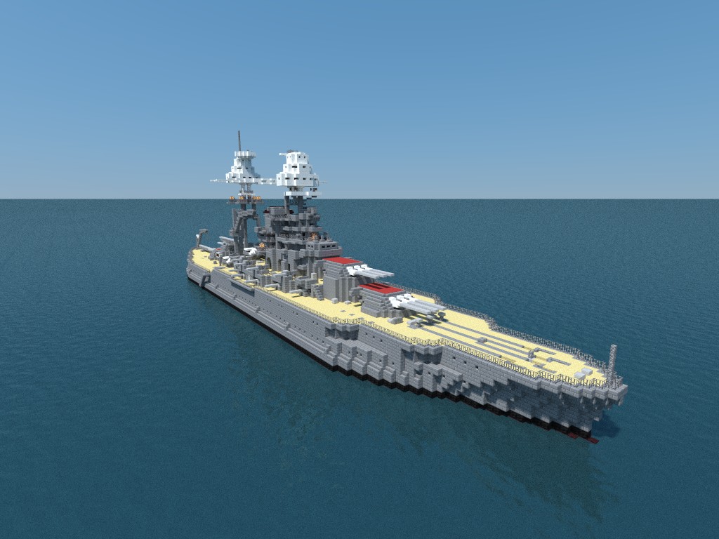 USS Battleship BB-39 Arizona Minecraft Map
